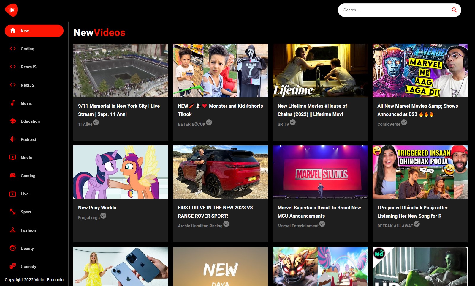 GitHub - victorbrunacio/Youtube_Clone