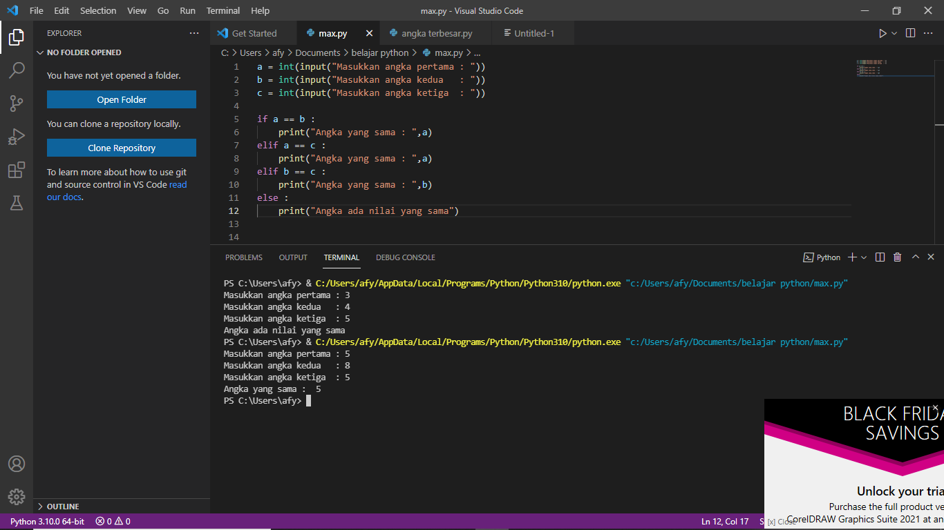 GitHub - Ananda227/Tugas-praktikum-python-II---PRAKTIKUM