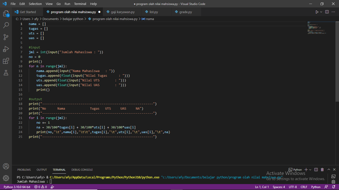 GitHub - Ananda227/Tugas-praktikum-python-IV---UTS