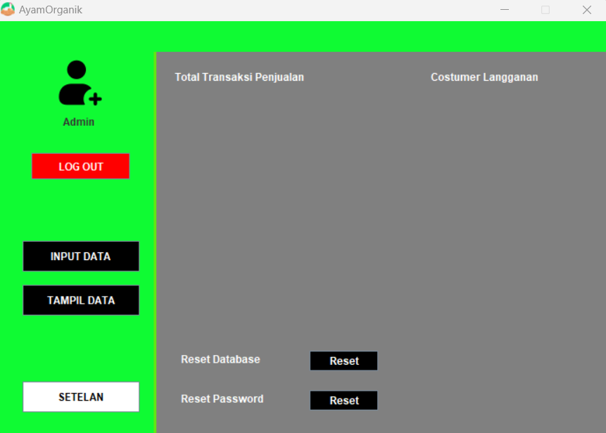 GitHub - MRaihan21/AyamOrganik: Aplikasi Dekstop Ayam Organik ini dibuat menggunakan bahasa ...