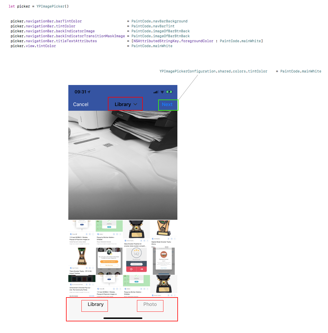 Styling · Issue #159 · Yummypets/YPImagePicker · GitHub