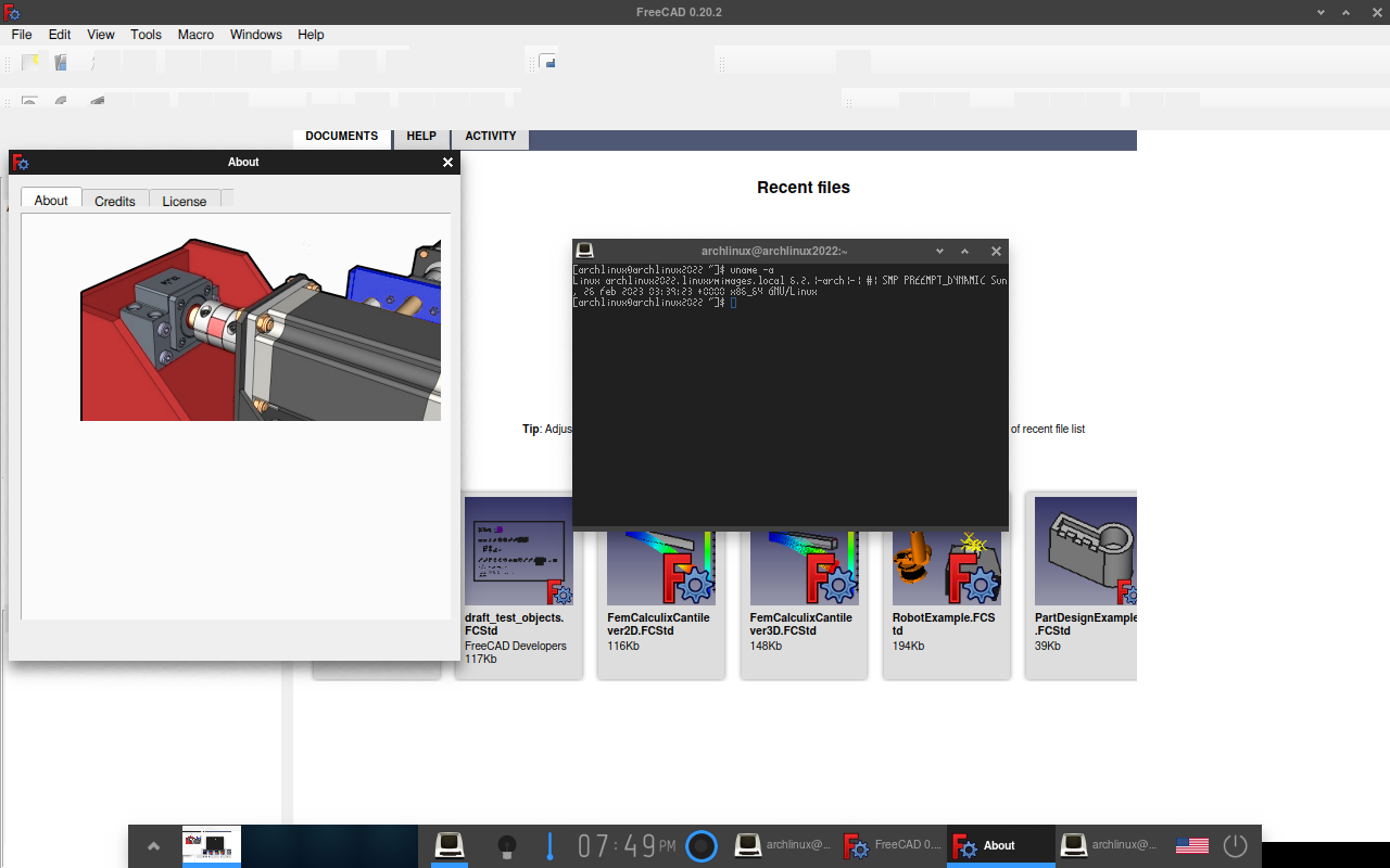[Problem] Rendering of Qt menus totally broken turning freecad unusable · Issue #8717 · FreeCAD ...