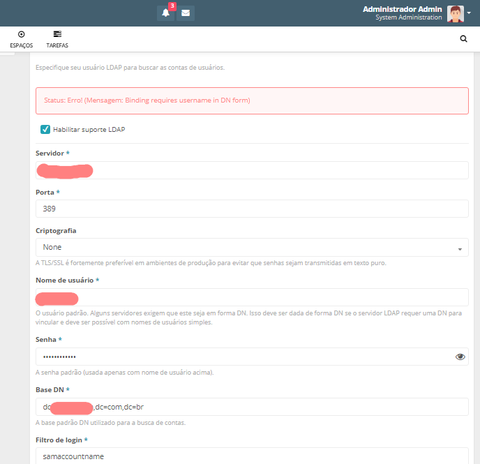 Erro Binding Requires Username In Dn Form · Issue 5794 · Humhub Humhub · Github