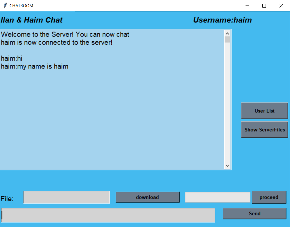GitHub - IlanG96/Chat_Project: A messaging application, which includes ...