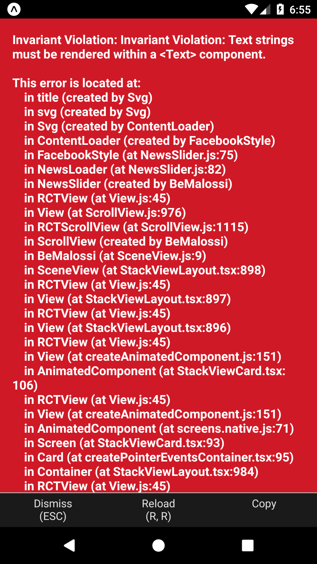 Text Error · Issue 137 · Danilowozreact Content Loader · Github