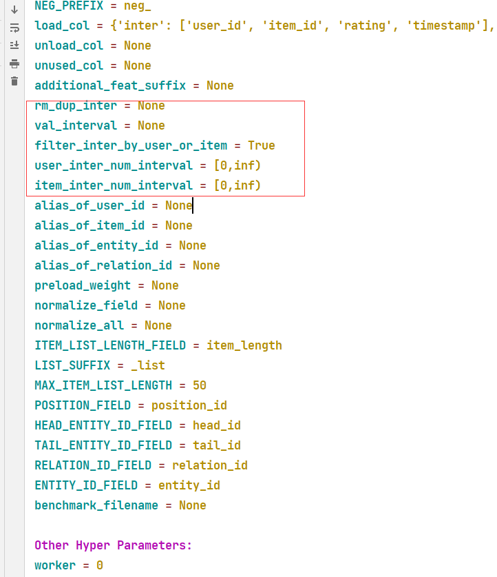[💡SUG] Dataset parameter problem · Issue #1728 · RUCAIBox/RecBole · GitHub