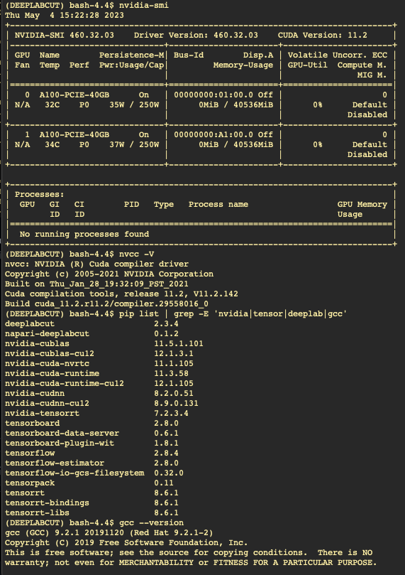 Unable To Start Training And Low To None Gpu Usage On Cluster · Issue 2232 · Deeplabcut