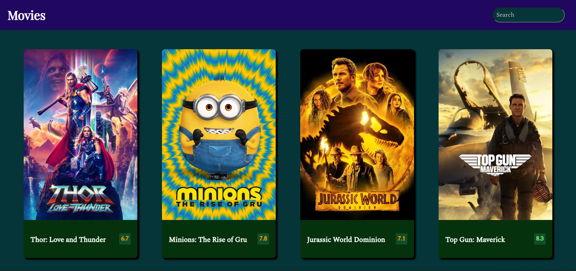 GitHub - HaroldMart/MoviesOverview