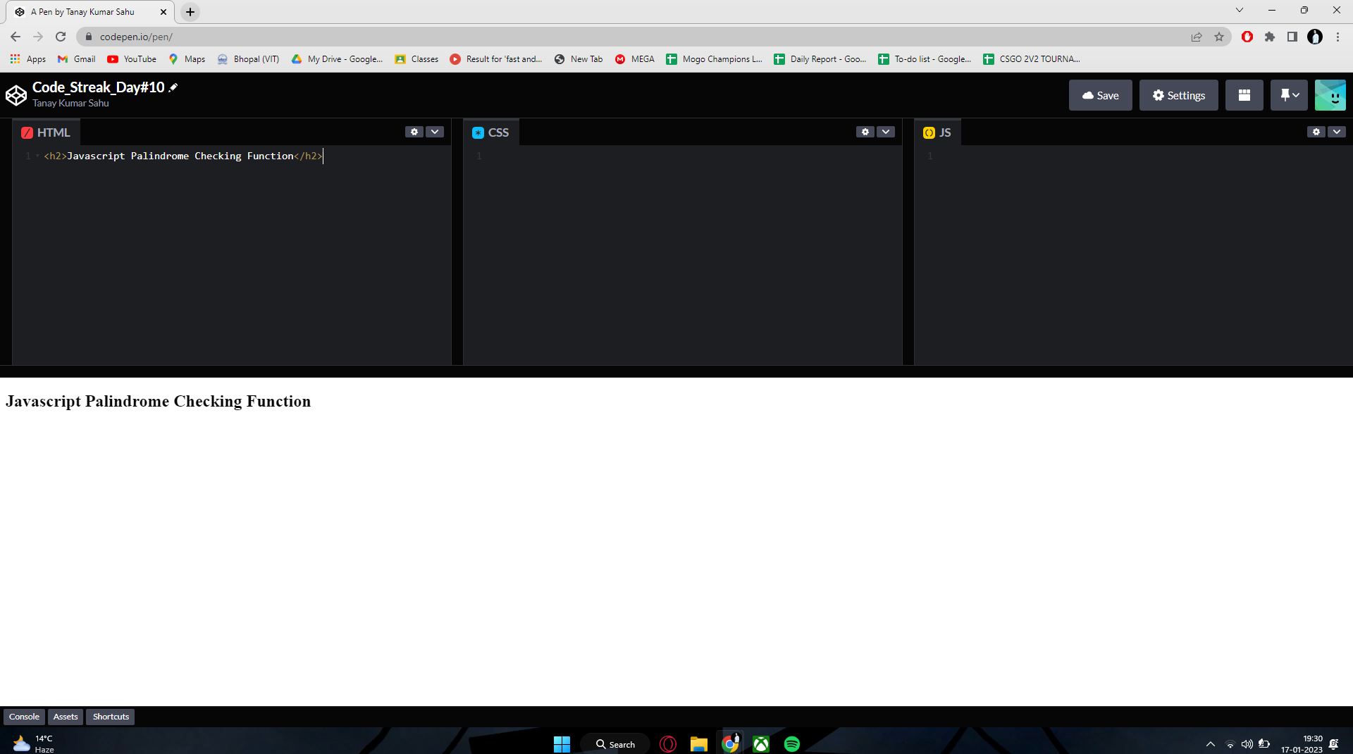 GitHub - tanaykumarsahu/20-days-Code-Streak: Creating a Vanilla JavaScript StopWatch