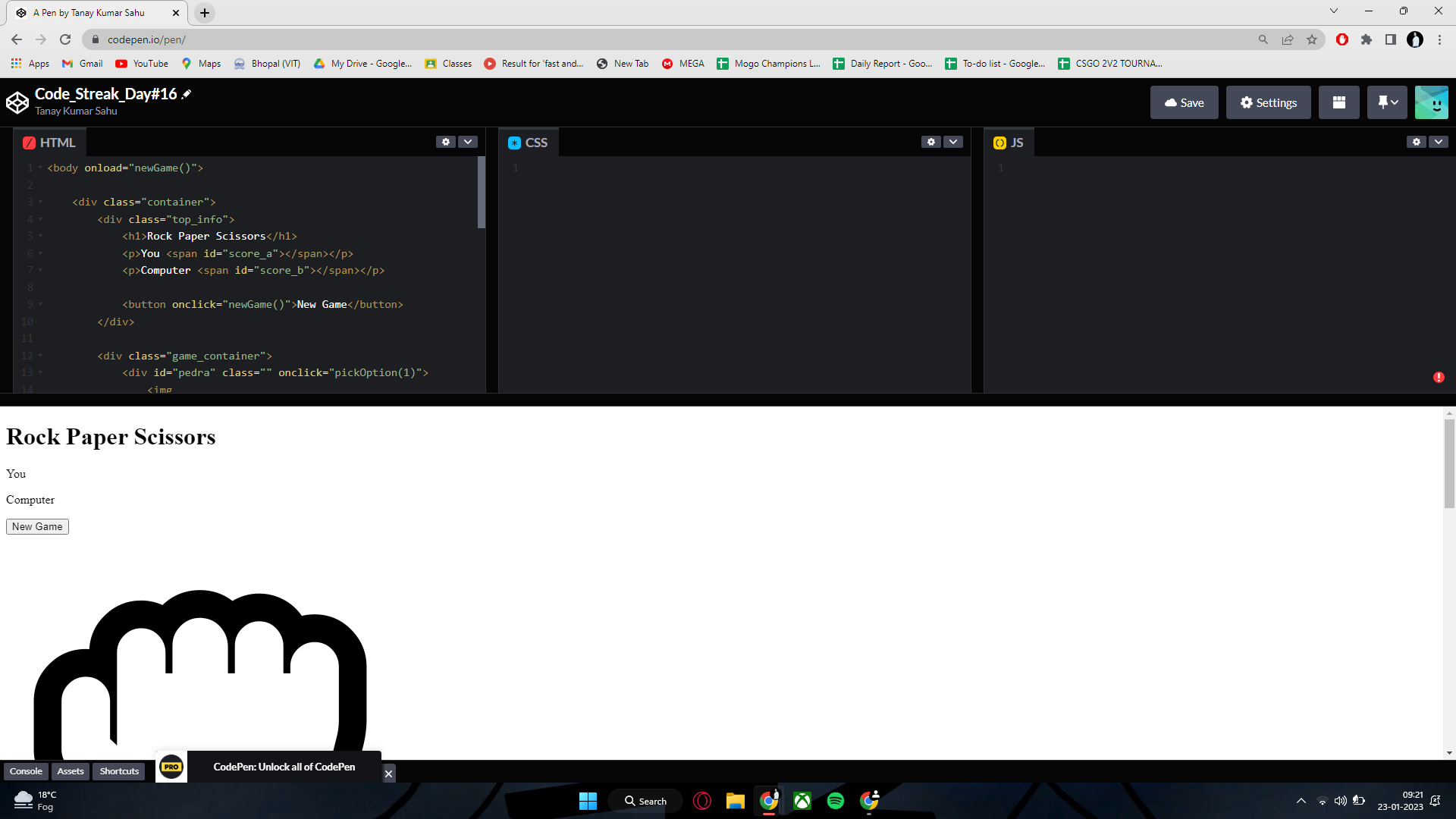 GitHub - tanaykumarsahu/20-days-Code-Streak: Creating a Vanilla JavaScript StopWatch