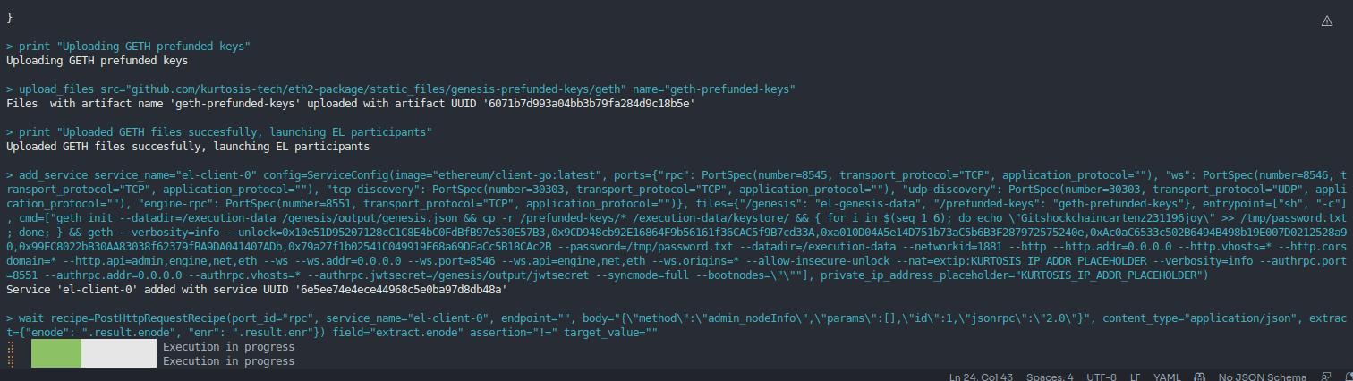 Error: An error occurred validating 'args' · Issue #77 · ethpandaops/ethereum-package · GitHub