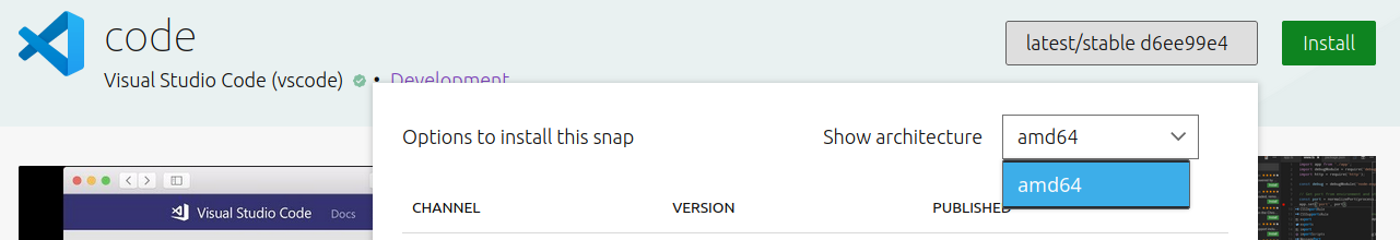 VS Code snap for arm64 Linux · Issue #125120 · microsoft/vscode · GitHub