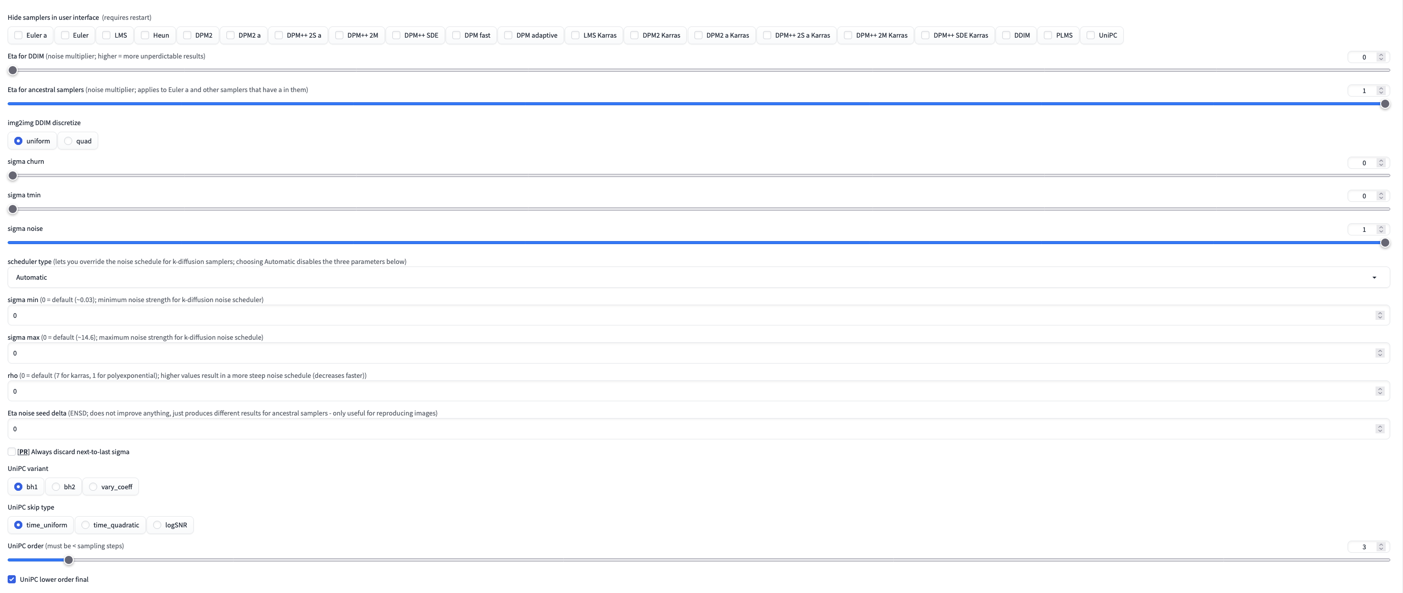[Bug]: Sampler DPM++ 2M SDE Karras does not show up on Mac · Issue #11457 · AUTOMATIC1111/stable ...