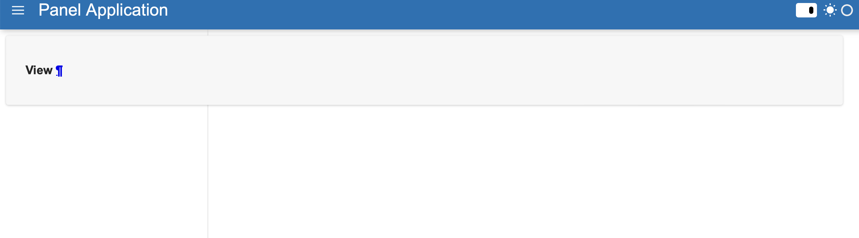 Sidebar renders behind main section in safari when launching with panel serve/multipage app ...