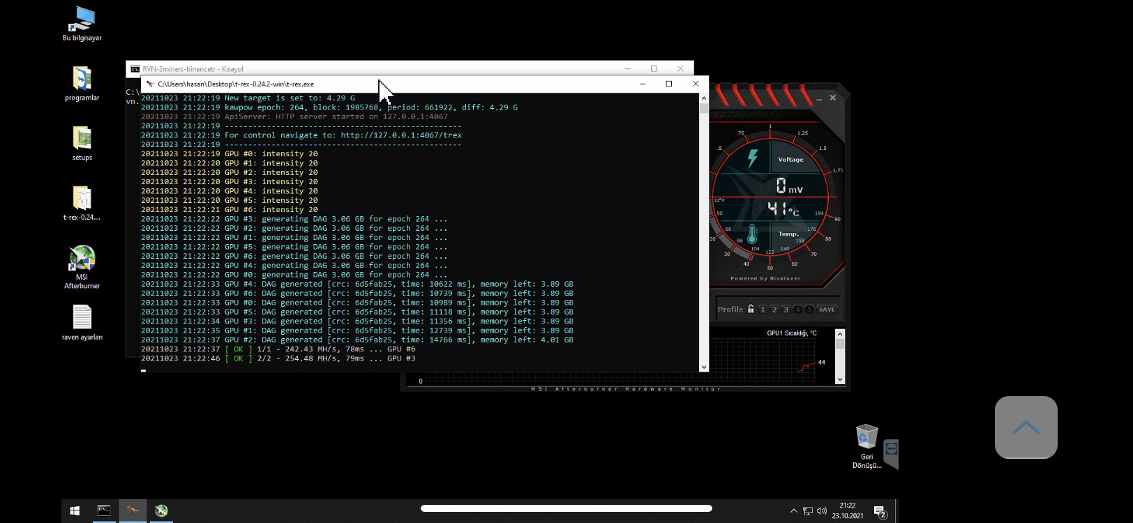 Gigabyte 3070ti out of memory problem · Issue #766 · trexminer/T-Rex · GitHub