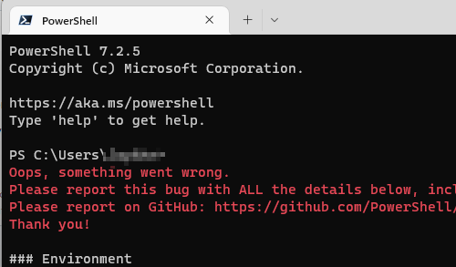 Crash on start: Could not load type ...Subsystem.PredictionResult · Issue #3364 · PowerShell ...