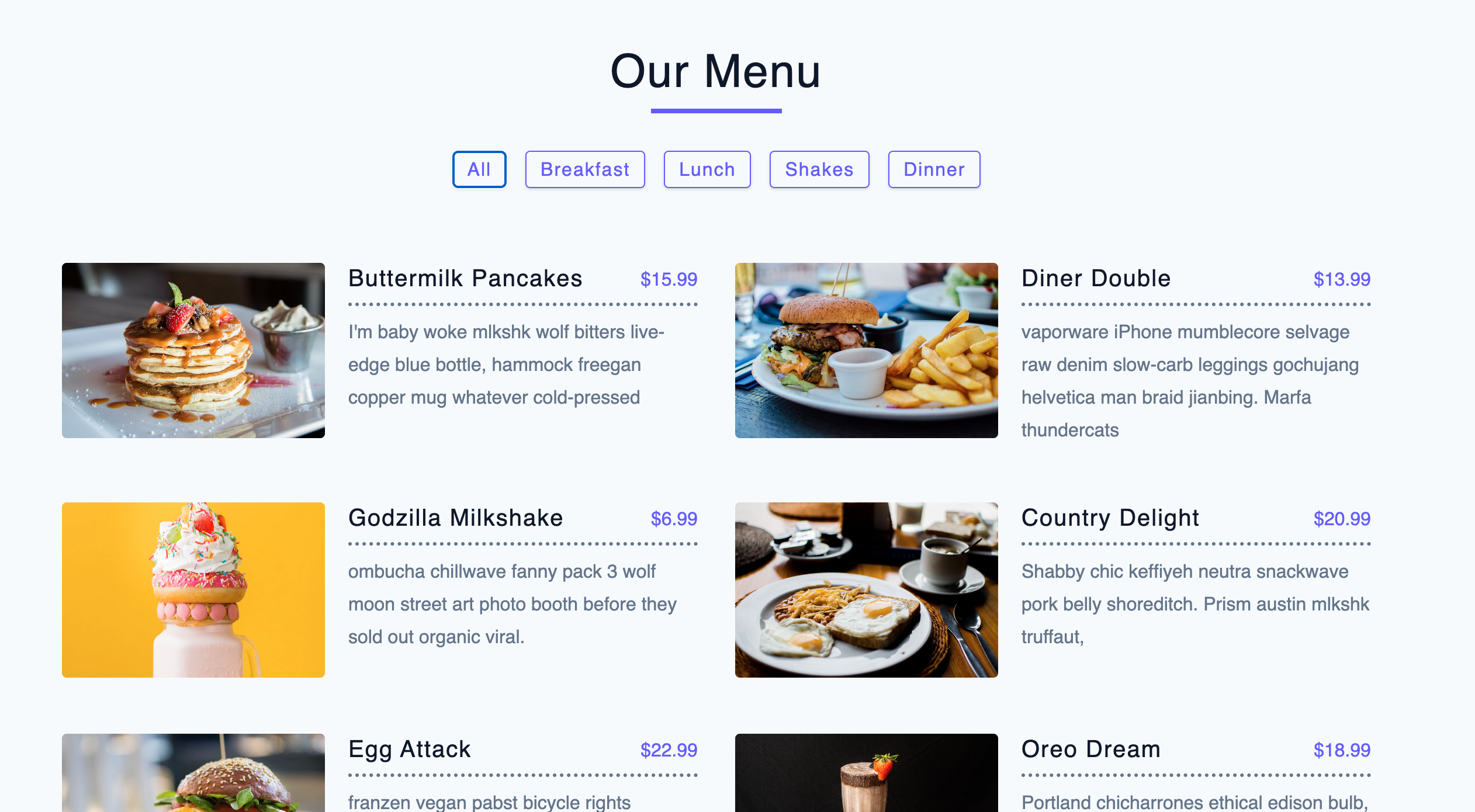 GitHub - LaelPierre/menu