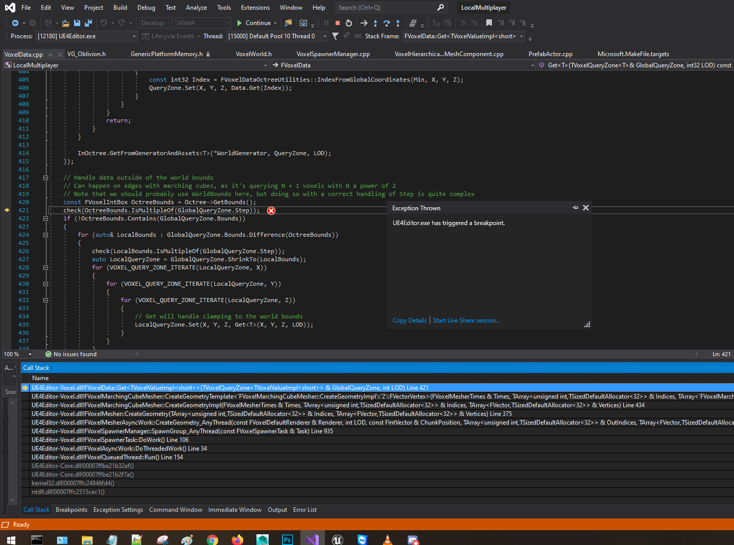 Crash When Using Custom Bounds · Issue 245 · Voxelpluginvoxelpluginfreelegacy · Github