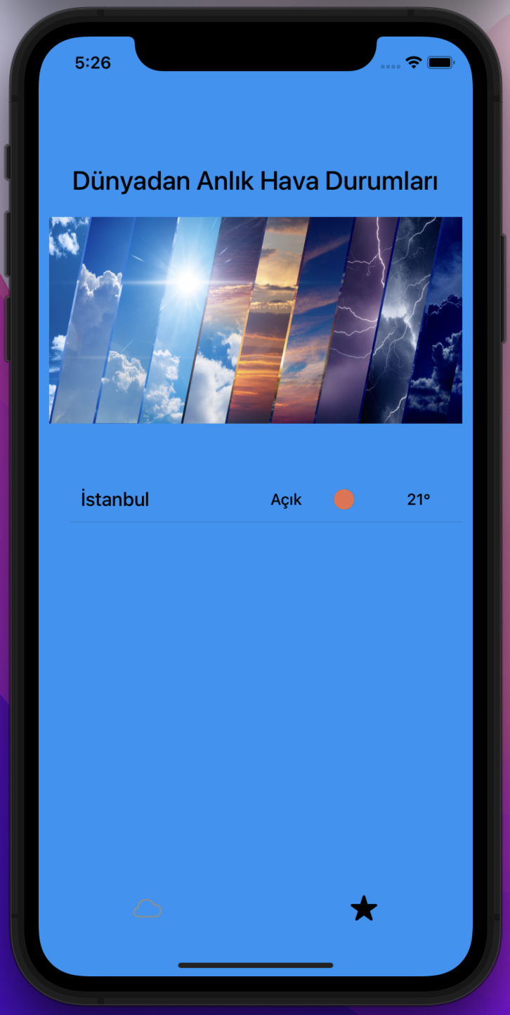 GitHub - MmtDrn/WeatherForecast: MVVM, Alamofire, Rest-Api