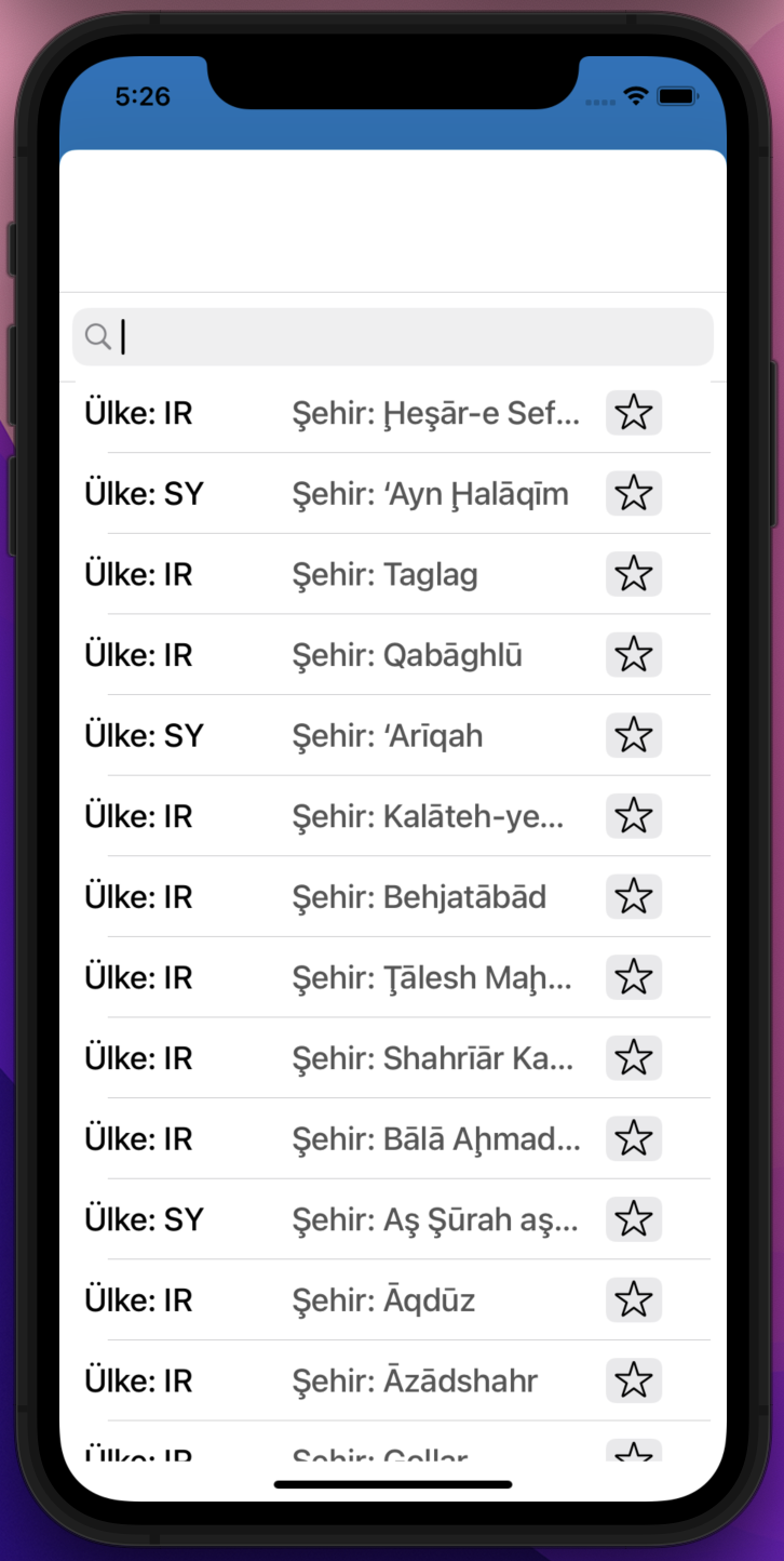GitHub - MmtDrn/WeatherForecast: MVVM, Alamofire, Rest-Api