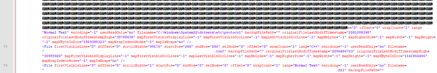 The NUL file-corruption bug appears to not be completely gone (v7.7.1 ...