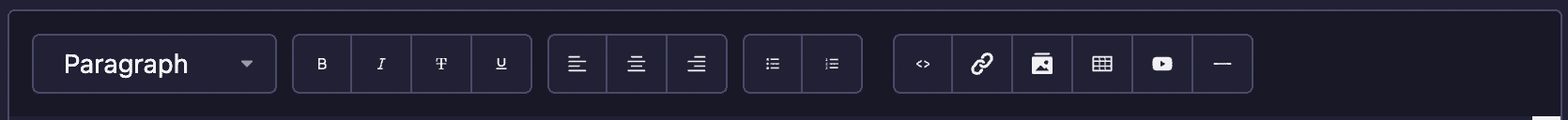 Ability to modify toolbar interface styles? · Issue #42 · dasmikko/strapi-tiptap-editor · GitHub