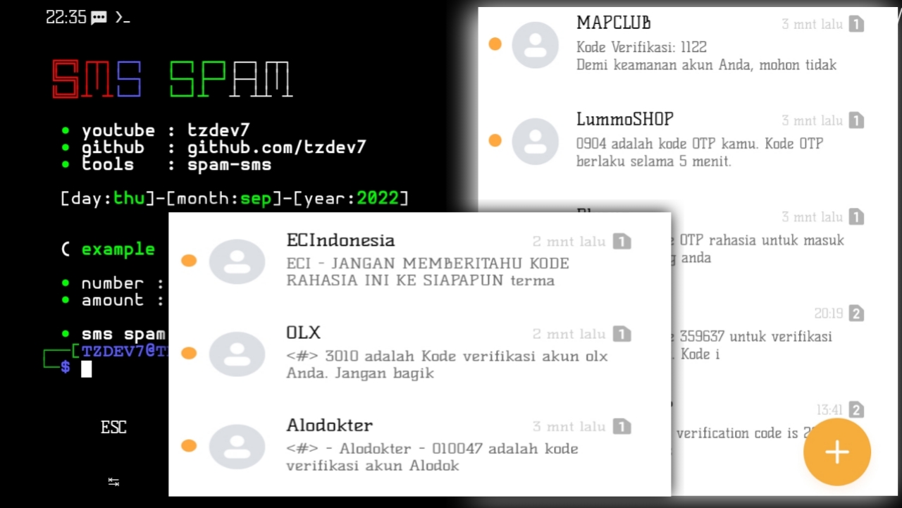 GitHub - TZdev7/spamsms: Jangan lupa subscribe nya broo:v