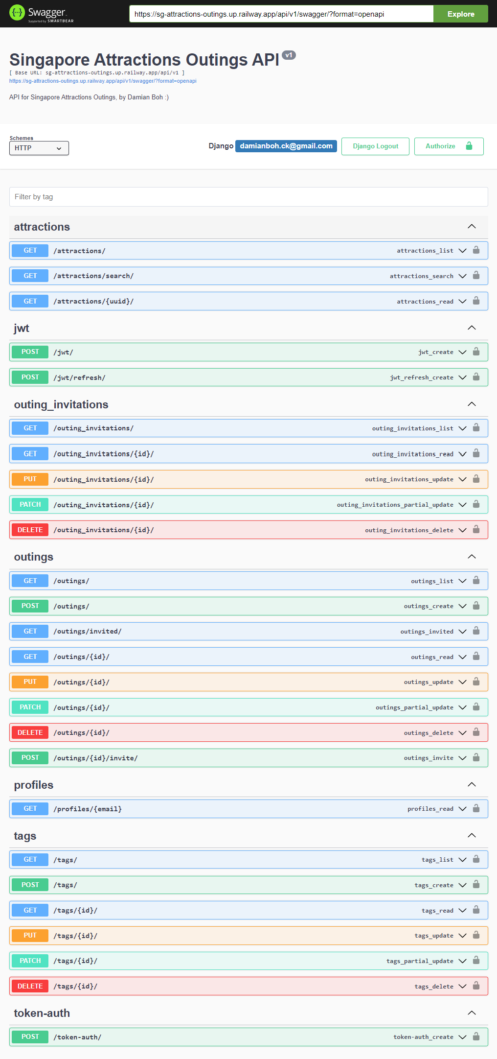 GitHub - damianboh/sg_attractions_outings_django: Python Django webapp that allows people to ...