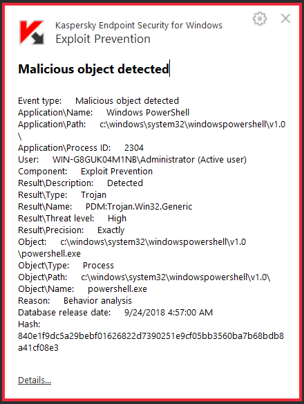 Can't get past kaspersky endpoint · Issue #90 · trustedsec/unicorn · GitHub