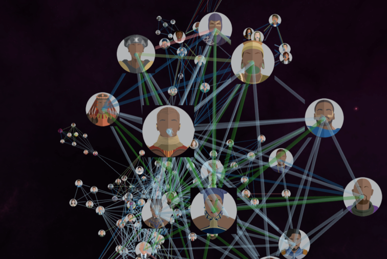 GitHub - BifYule/My-Visualization-project: 利用使用ThreeJS/WebGL的三维力定向图形组件构建漫威人物关系可视化