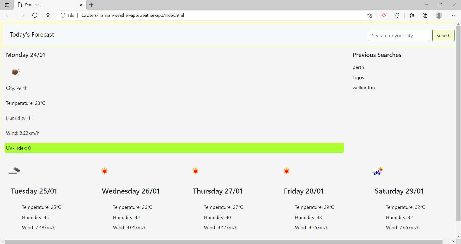 GitHub - HannahAB777/weather-app