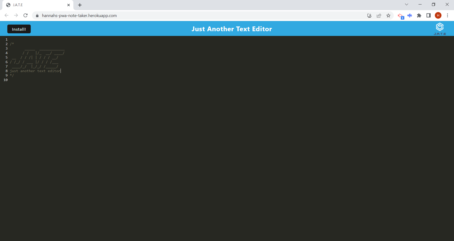 GitHub - HannahAB777/Text-editor