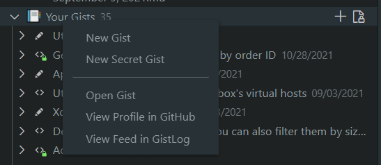 "New GistLog" option not shown on the sidebar. · Issue #259 · lostintangent/gistpad · GitHub