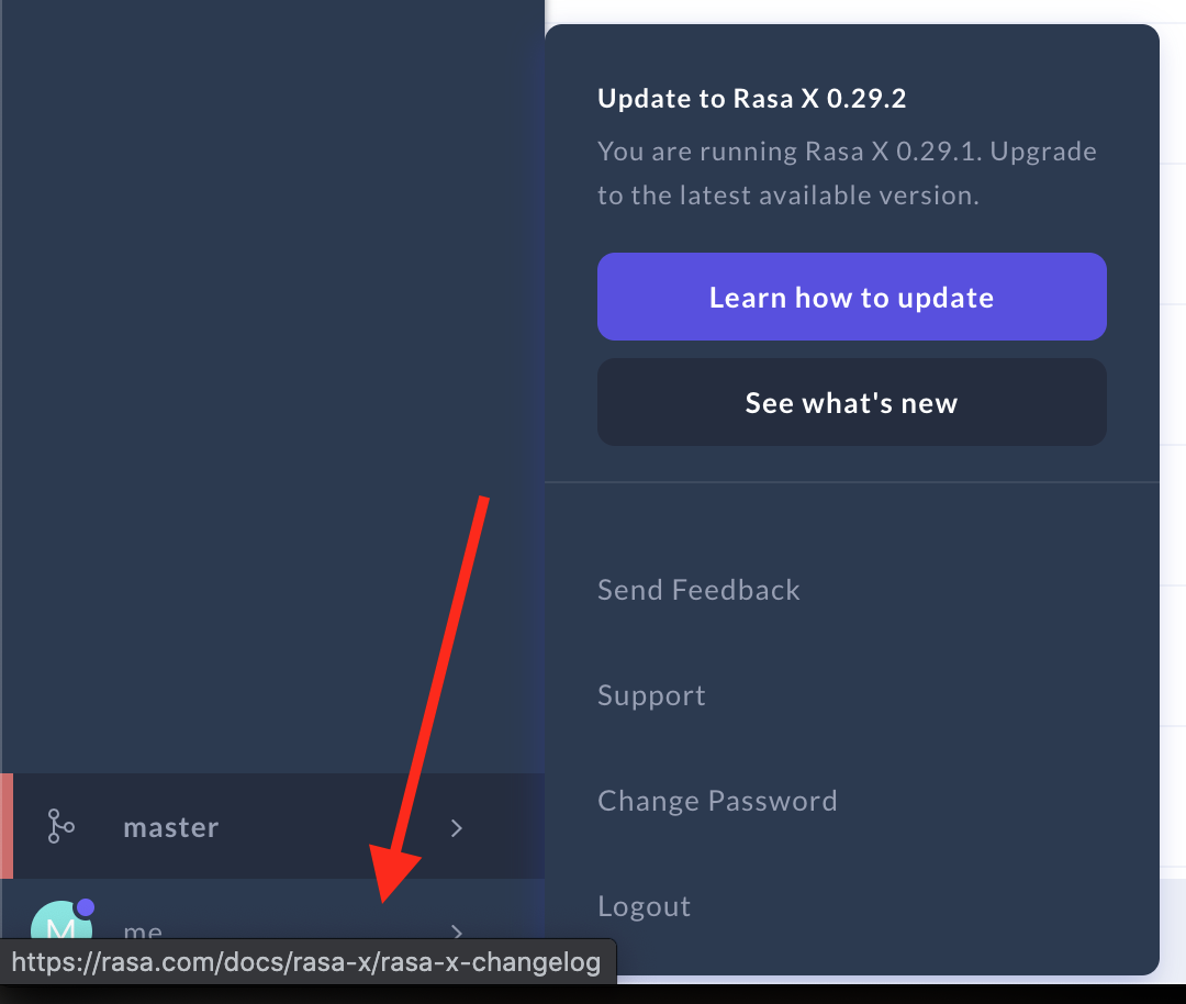 Changelog URL redirect to the wrong URL · Issue #6047 · RasaHQ/rasa · GitHub
