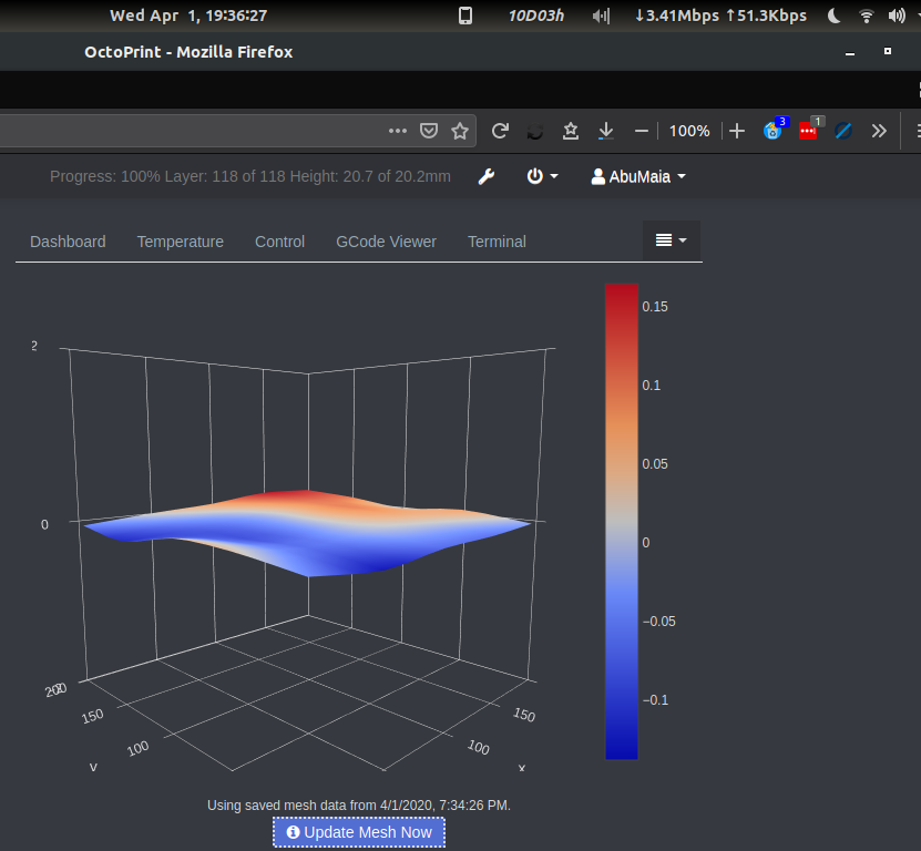 Bed Visualizer causes high network load · Issue #208 · jneilliii/OctoPrint-BedLevelVisualizer ...