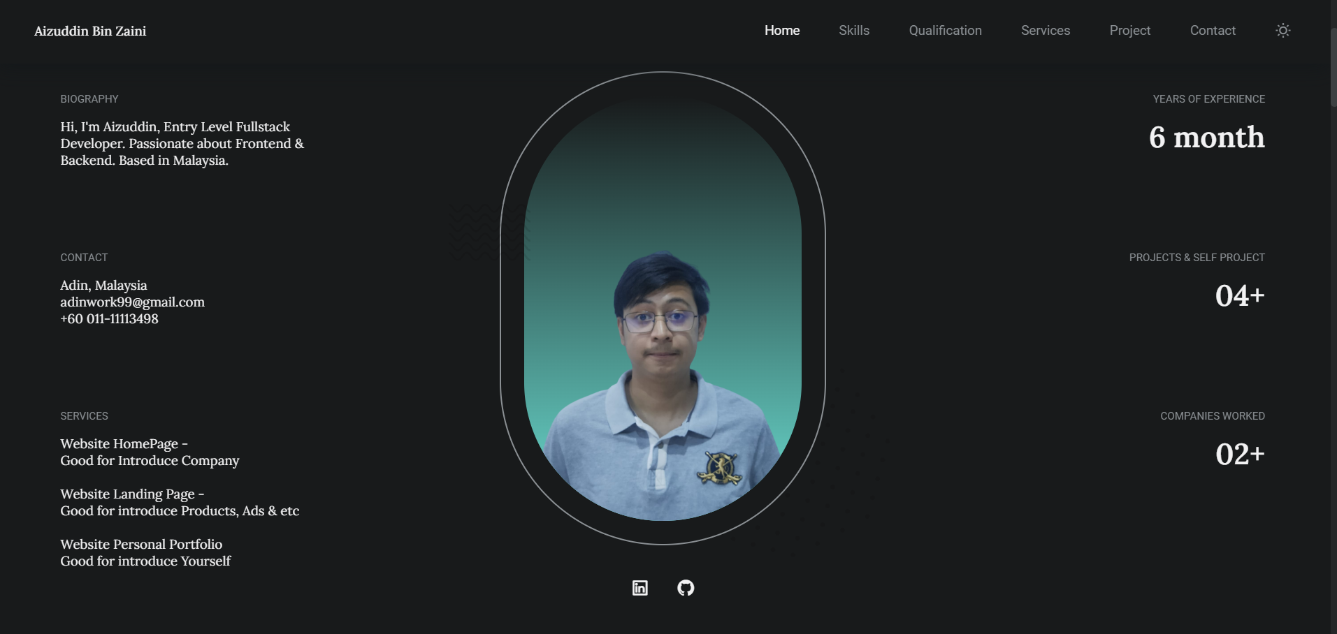 GitHub - AdinRC/Personal-Portfolio-Adin