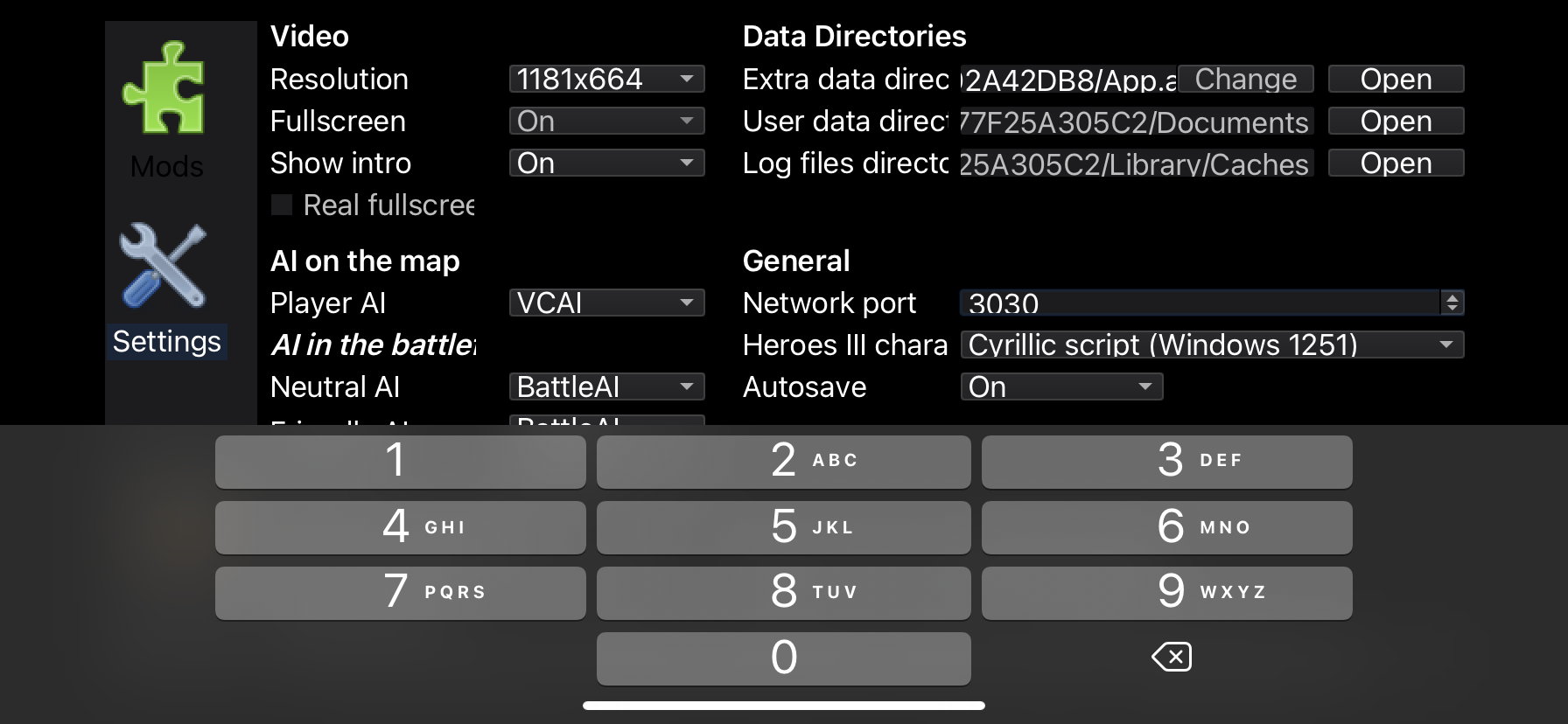 Unexpected Keyboard In Launcher · Issue 987 · Vcmi Vcmi · Github