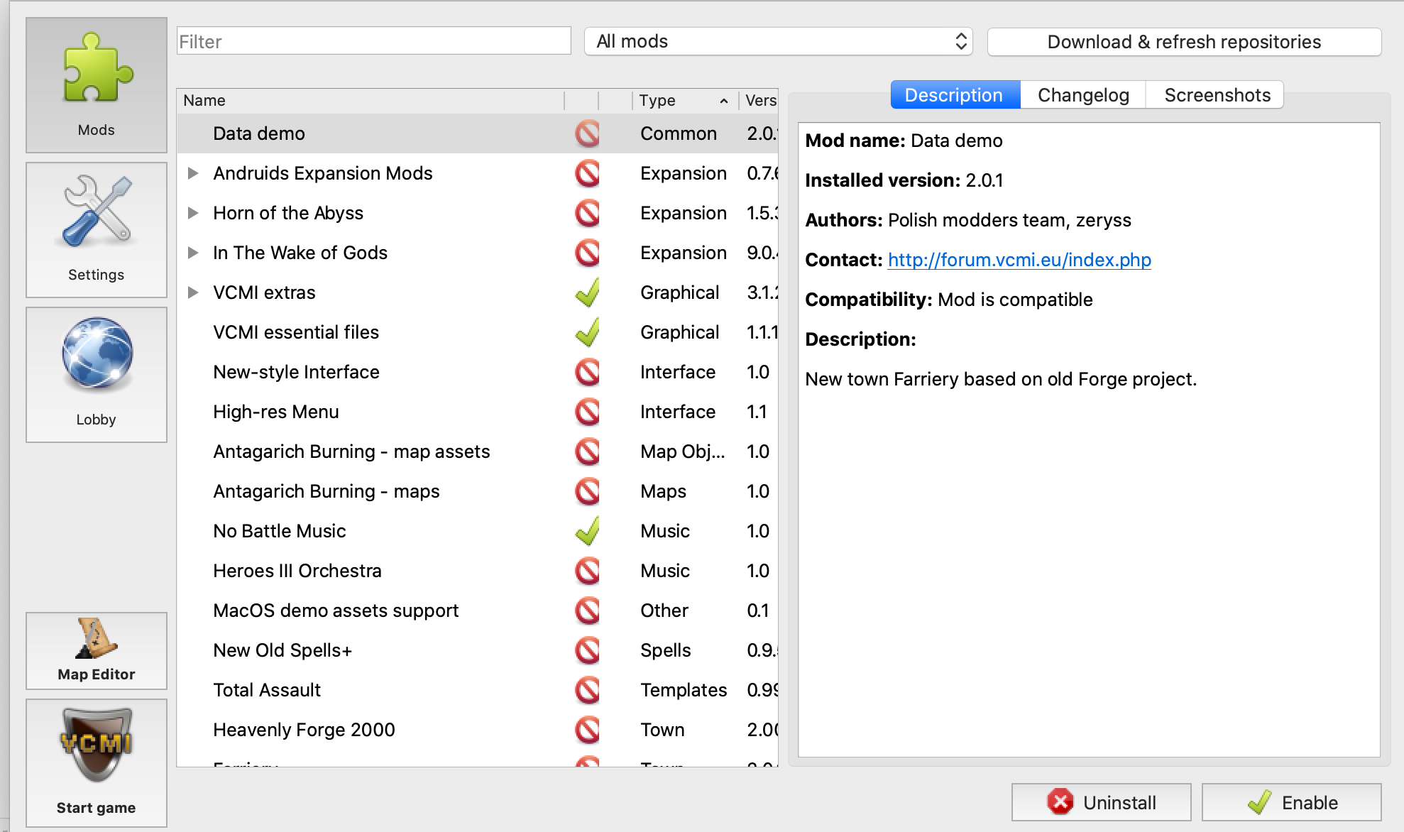 [vcmi 1 1 1] Launcher Layout Is Broken On Macos · Issue 1556 · Vcmi Vcmi · Github