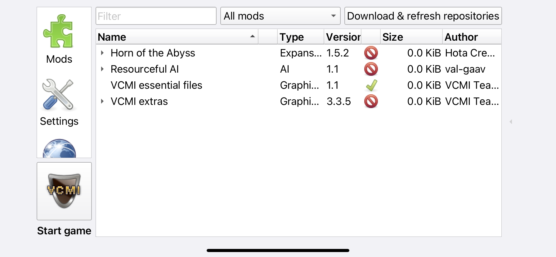 Bad launcher UX on iOS · Issue #1911 · vcmi/vcmi · GitHub