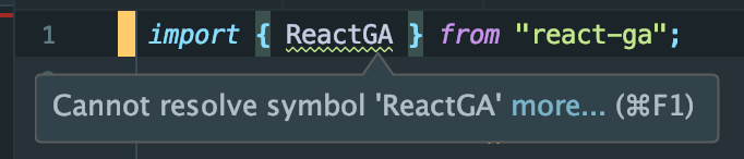 Default Export Is Not Declared In Imported Module · Issue 455 · React Gareact Ga · Github 4432