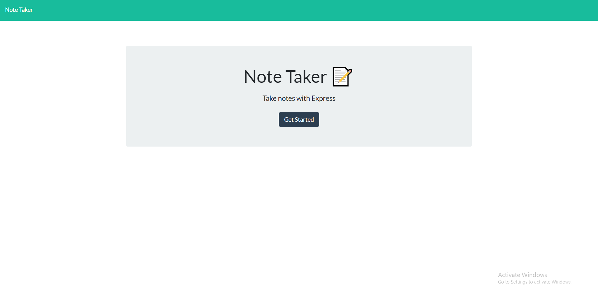 GitHub - CougarChan/Note-Taker
