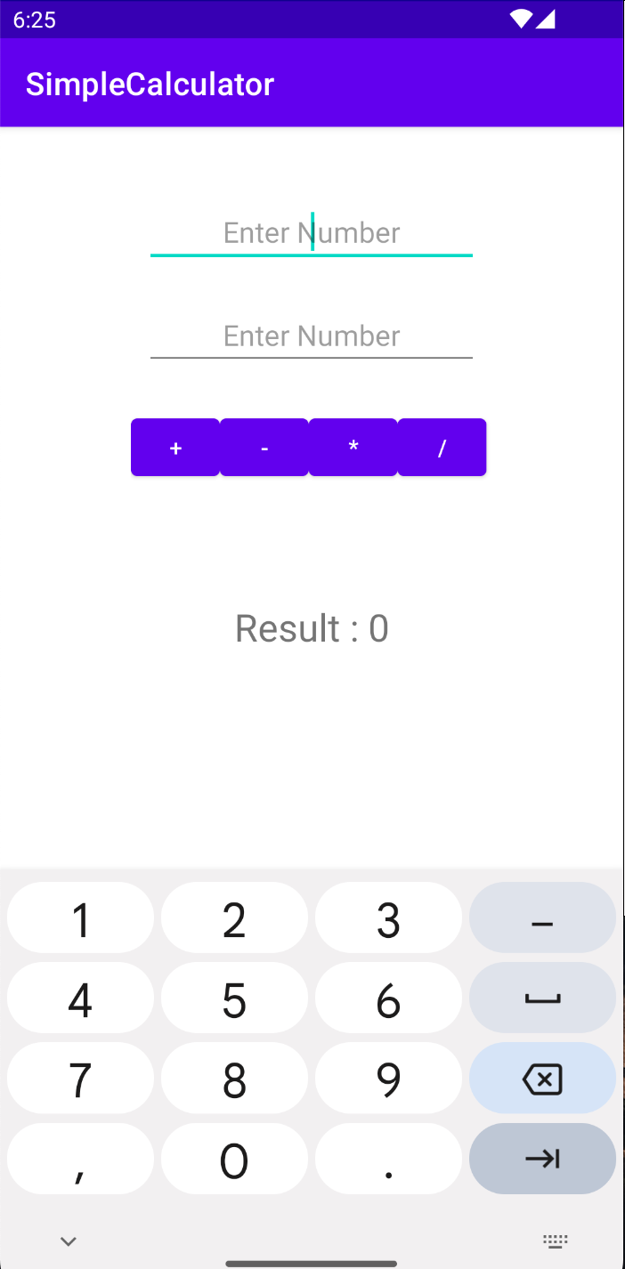 Github Tunaegilmez Simplecalculator Android