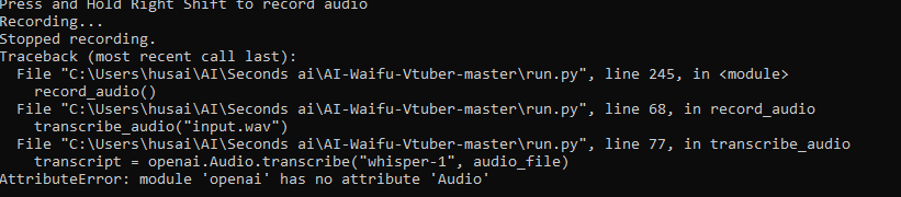 Pip & Run · Issue #27 · ardha27/AI-Waifu-Vtuber · GitHub