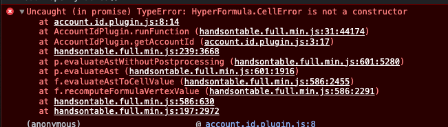 JS Export Missing: CellError · Issue #1232 · handsontable/hyperformula · GitHub
