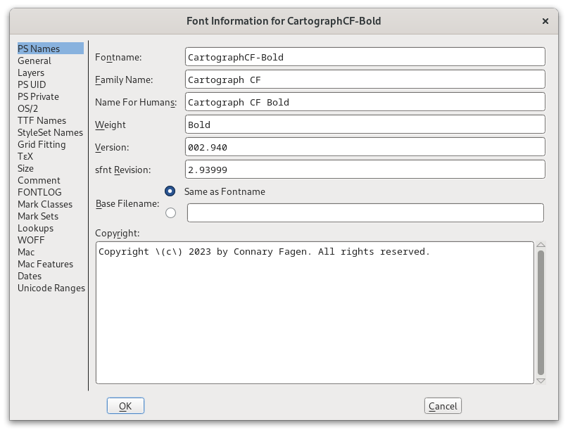 CartographCF becomes CartographF Nerd Font Condensed · Issue #1258 · ryanoasis/nerd-fonts · GitHub
