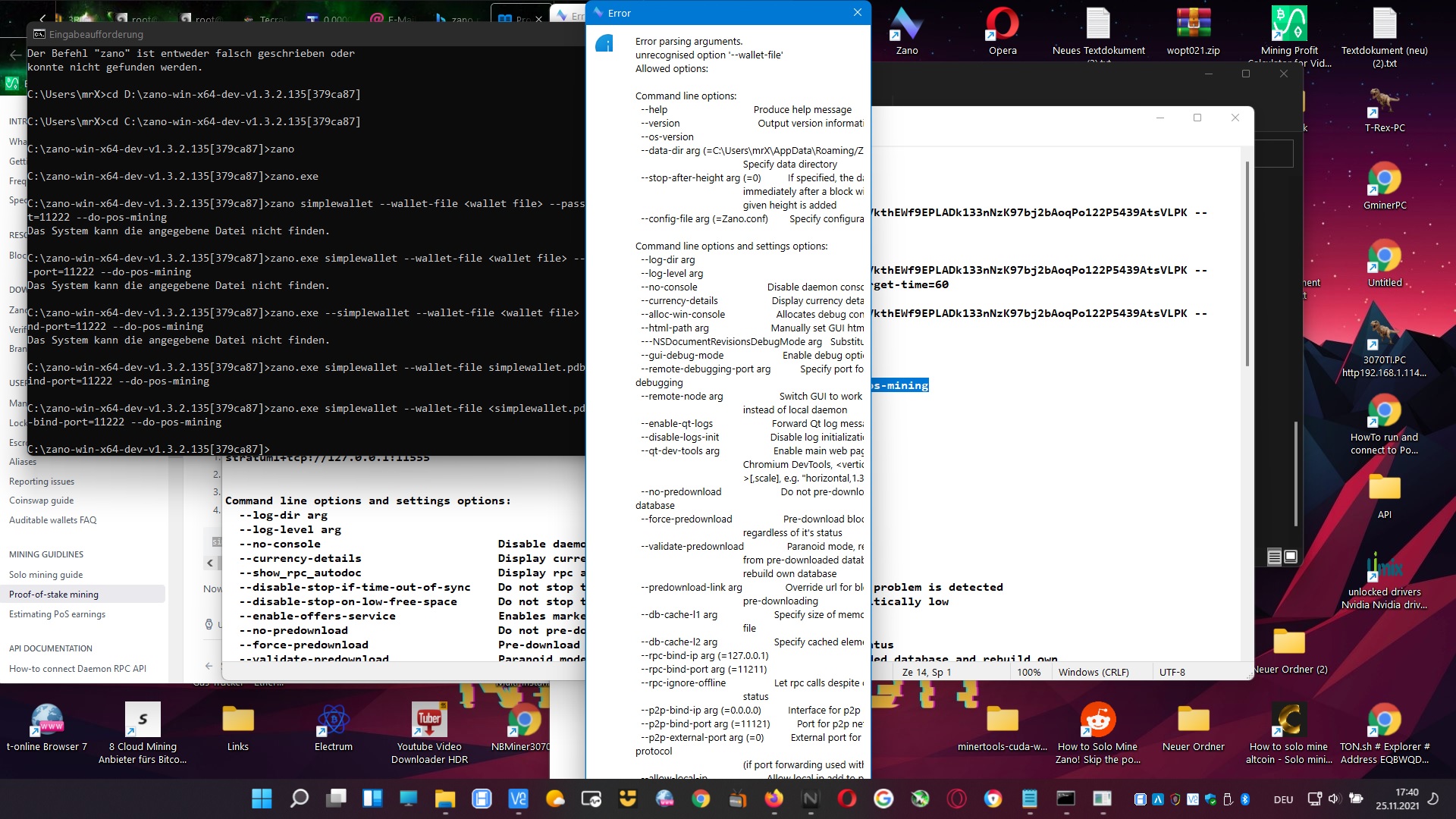 POS Mining Zano Wallet · Issue #312 · hyle-team/zano · GitHub