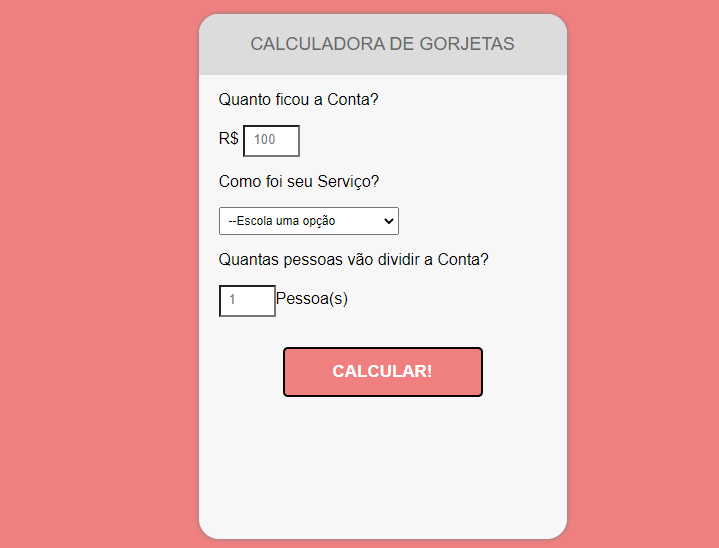 GitHub - fpanap/calculadoradegorjeta: Calculadora de Gorjeta