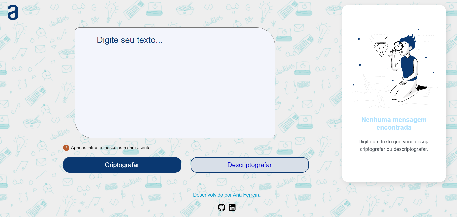 GitHub - fpanap/decodificador: Challenge-Alura 01