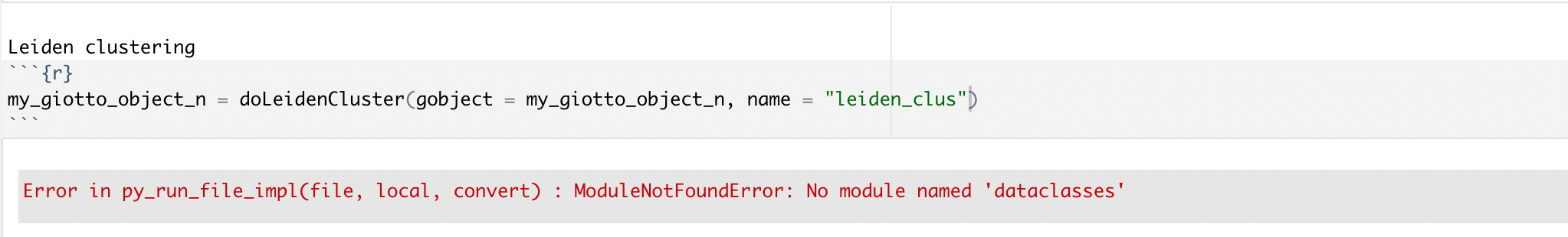 Error in py_run_file_impl(file, local, convert) : ModuleNotFoundError: No module named ...