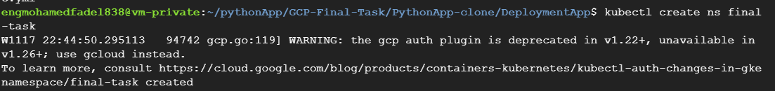 GitHub - mfadel88/GCP-Final-Task: This project to deploy a python application on "GKE ...